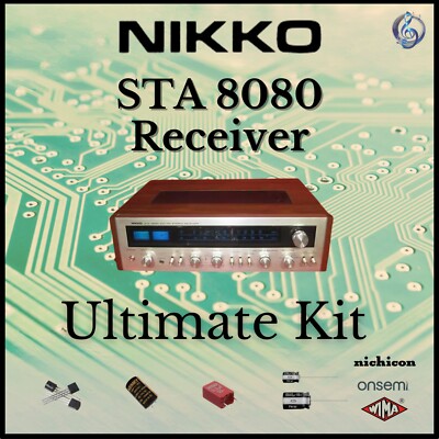 Nikko STA 8080 Receiver Ultimate Upgrade Kit Genuine Parts Restoration ...