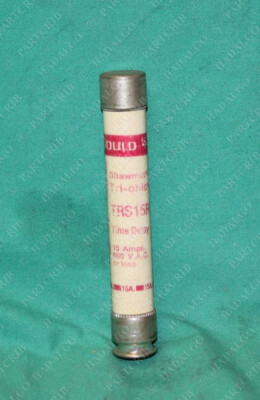 Gould Shawmut, TRS15R, TRS-15-R, Time-Delay Fuse 600VAC 15 Amp 15a | eBay