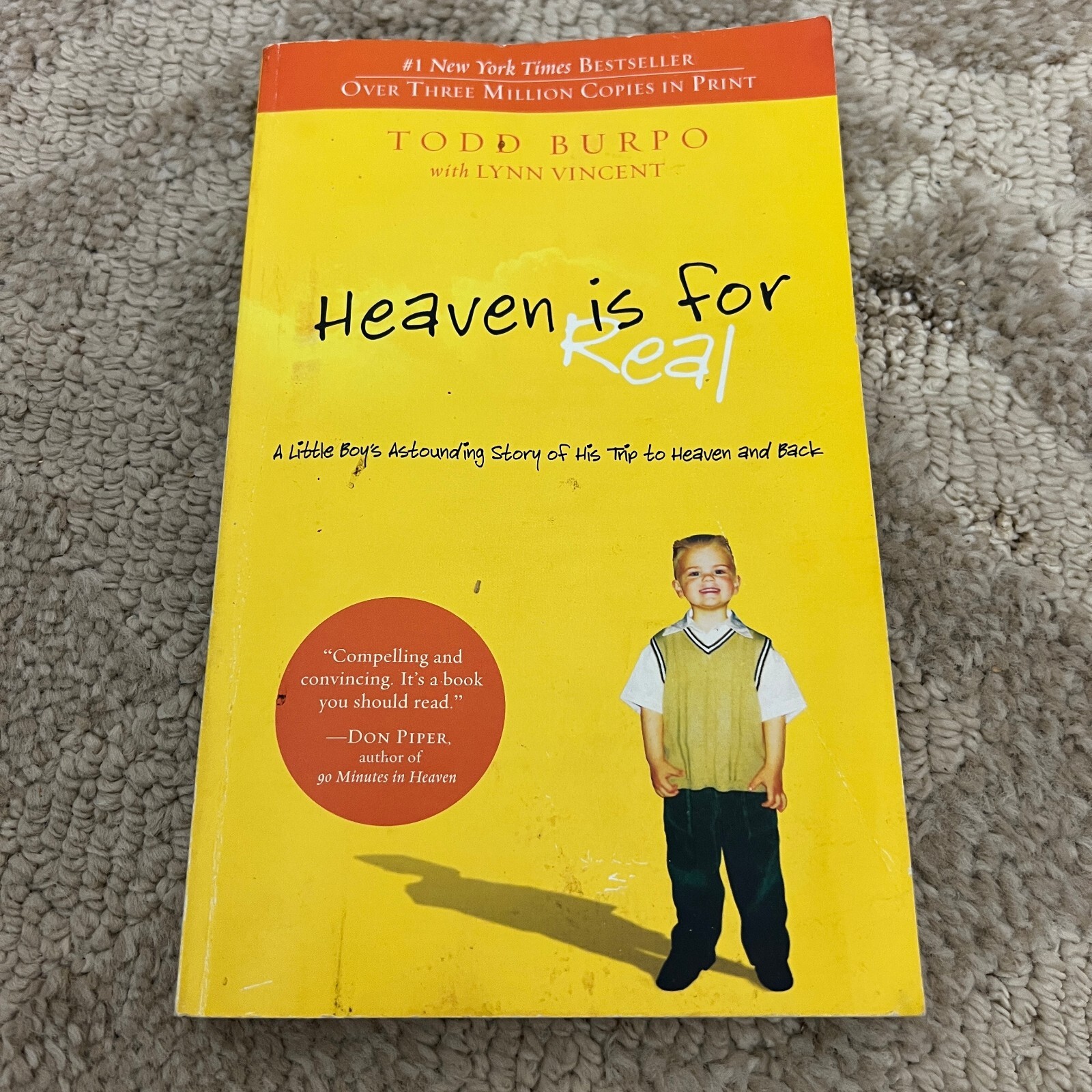 Heaven Is For Real Book Cover