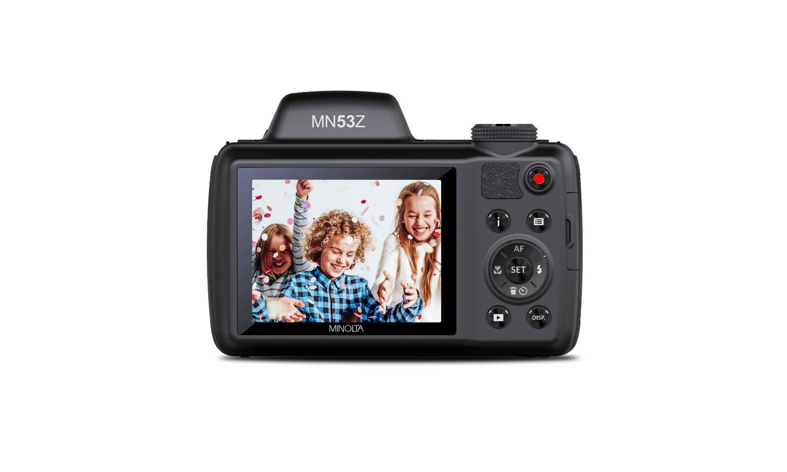 Minolta MN53Z FHD Wi-Fi Digital Bridge Camera with 53x Optical Zoom ...
