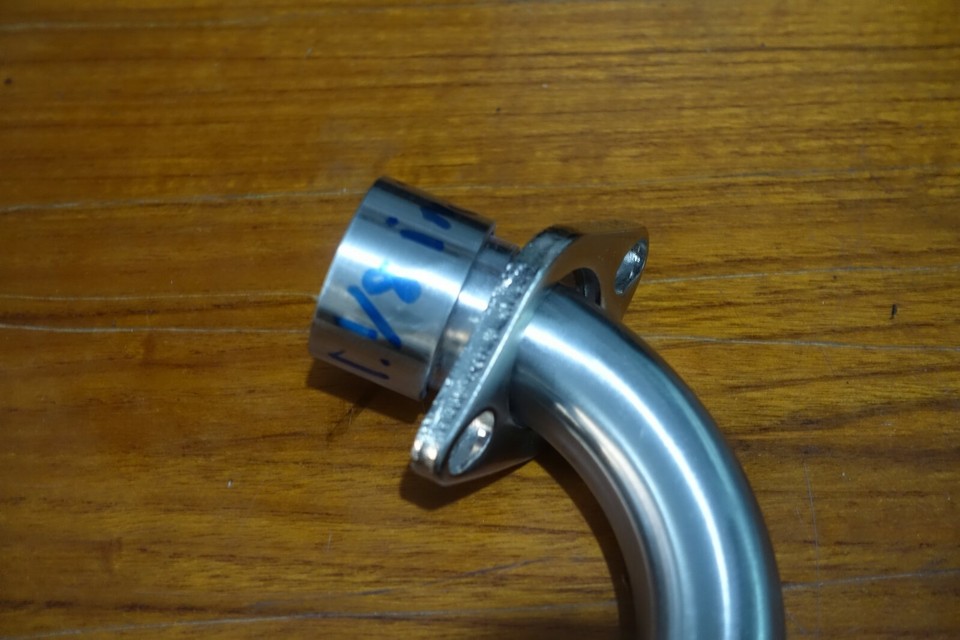 HONDA TLR200 TLR200 reflex PIPE EX STAINLESS 1.1/8 iNCH power bomb | eBay