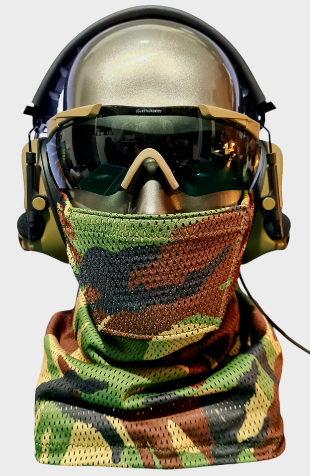 Airsoft Custom MK3 Fully Breathable Mesh Snood Face Protection Mask ...