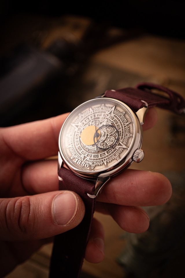 Copernicus watch, Vintage watch, Aztec calendar, 1980s, MARRIAGE WATCH ...