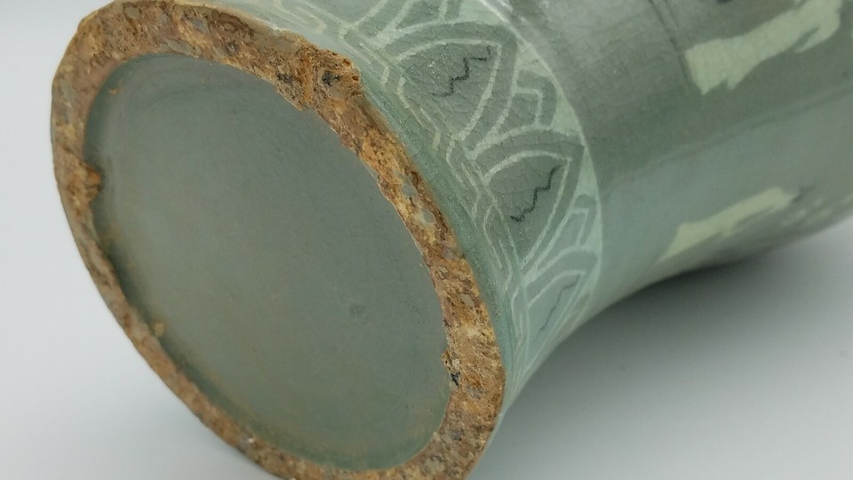 Korean Koryo Dynasty 12th to14th Century Flowers Pattern Vase | eBay