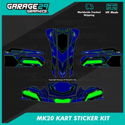 CADET MK20 KART STICKER KIT - FEROCITY - COLOUR 1 - CUSTOMISABLE | eBay