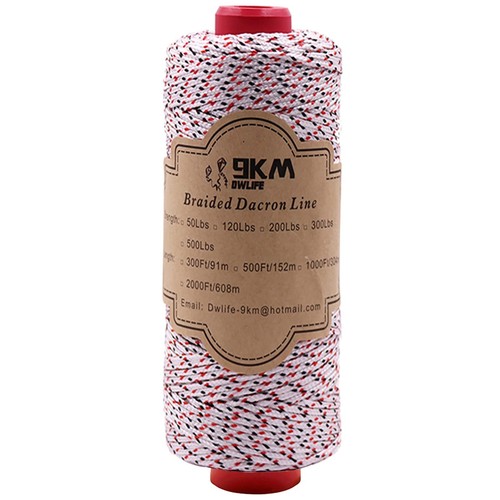 Braided Dacron Kite String 200lb 500ft Polyester yoyo String Mason Line ...