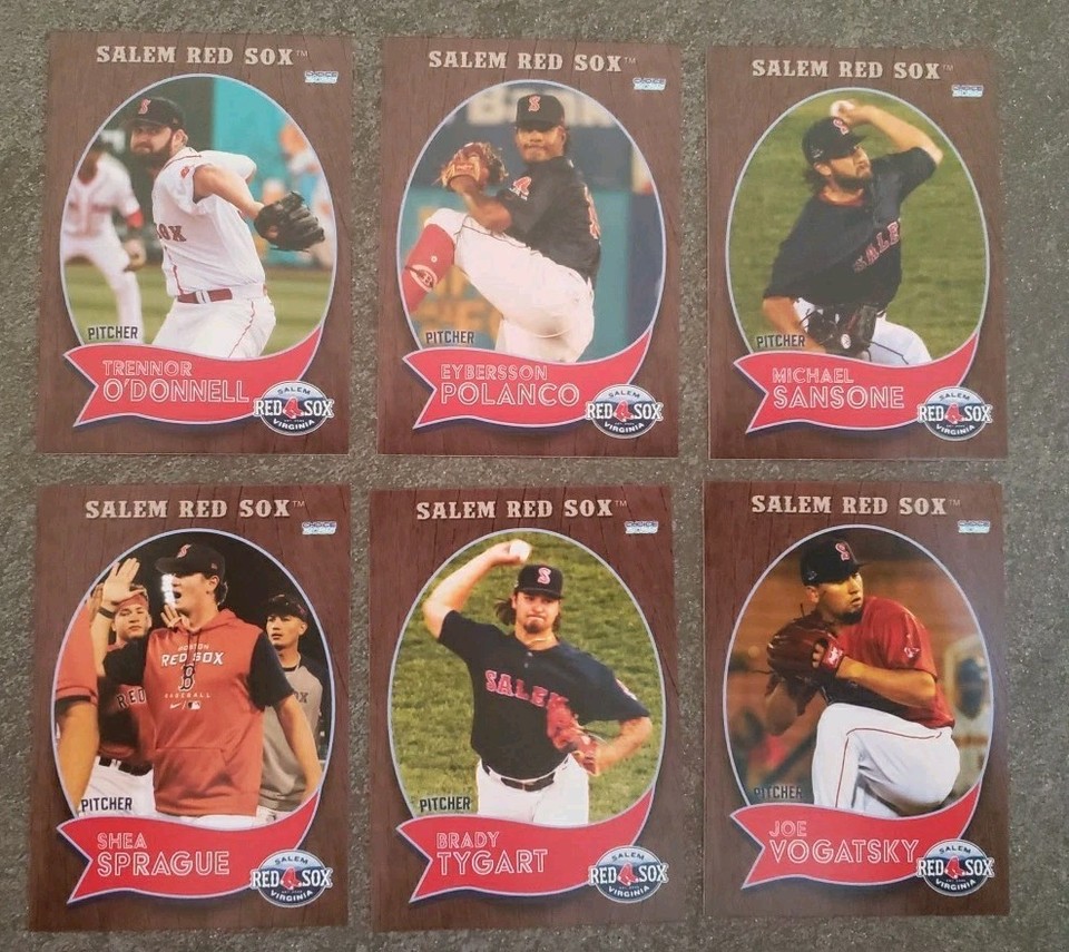 2025 Salem Red Sox SINGLE CARDS from Team Card Set - CHOOSE YOUR PLAYER ...
