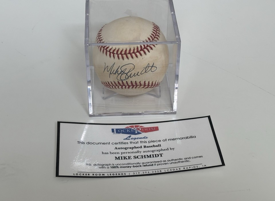 MIKE SCHMIDT Signed Autographed Official National League Baseball ...