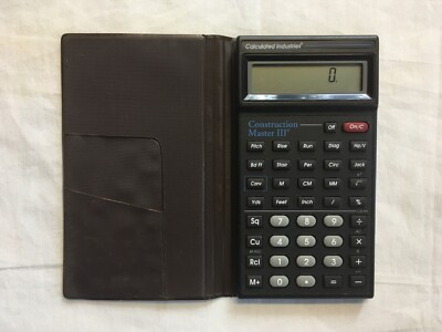 Calculated Industries - Construction Master III - Calculator With Case ...