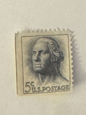 George Washington 5 cent Rare Unused stamp 1962 United States Postage ...