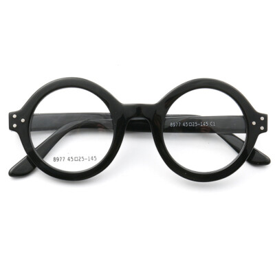 Retro Round Nerd Eyeglass Frames Reading Glasses Acetate Spectacles Men ...