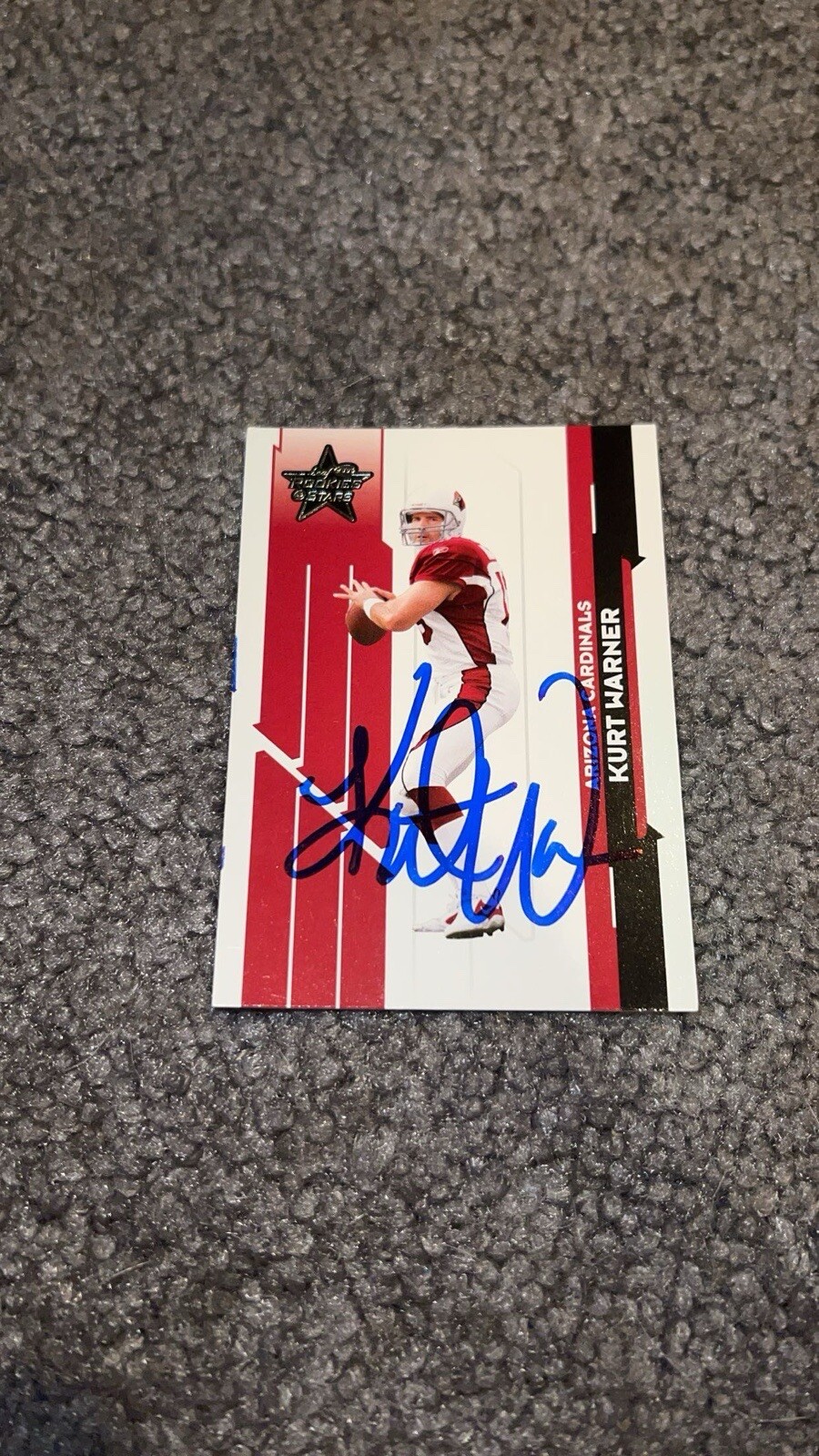 Kurt Warner Autographed Signed Arizona Cardinals Card | eBay