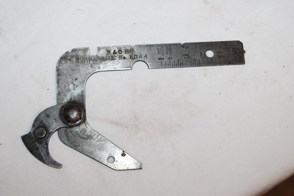 Vtg Pratt Whitney 1928 ARA Steel Wheel Gage Set No. 5044 USA Gauge B&O ...