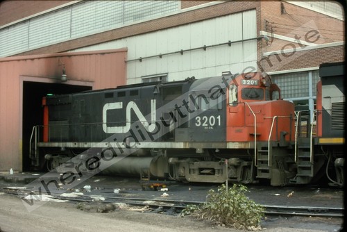Original Slide Canadian National CN 3201 MLW C-424 Proviso ILL 12-76 | eBay