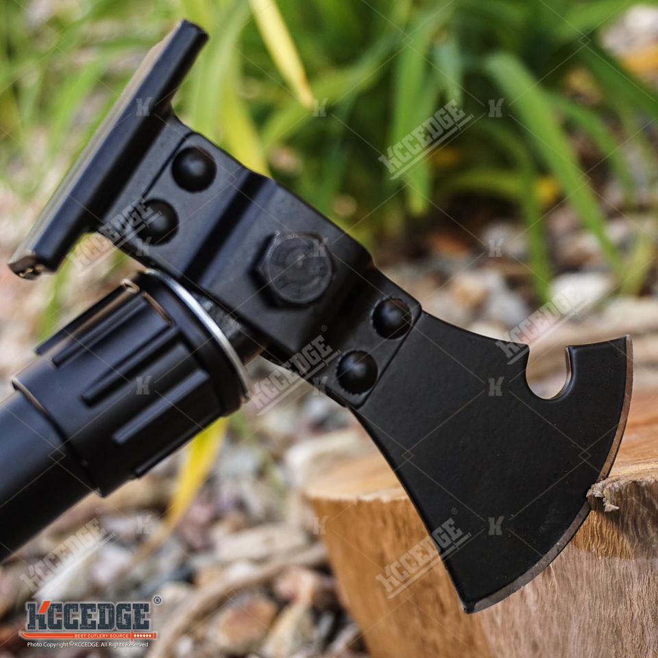 5 IN 1 CAMPING HUNTING SURVIVAL & RESCUE TOOL KIT - SHOVEL SAW SPEAR ...