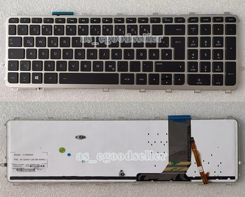 New for HP Envy 15-J 15Z-J 17-J 17T-J Keyboard DE Backlit 720244-031 ...