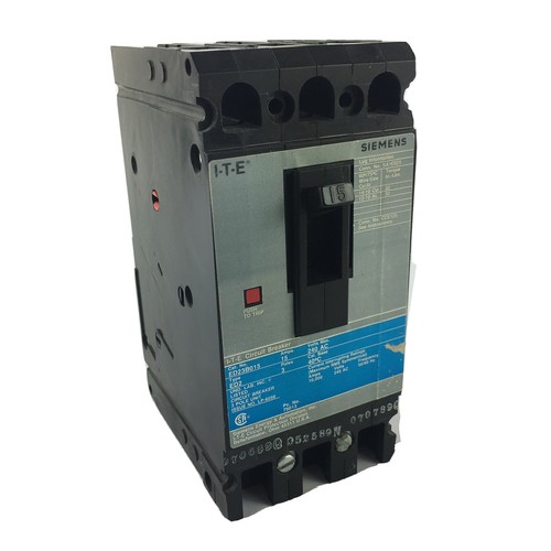 ITE Siemens Sentron ED2 3 pole 15 amp 240v ED23B015 Circuit Breaker ED ...