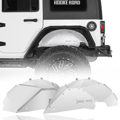 Aluminum Driver + Passenger Rear Inner Fender Liner For 07-18 Jeep ...