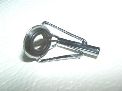 FISHING LINE ROD POLE END LAST EYE TIP CHROME 3.3mm INSIDE DIAMETER ...