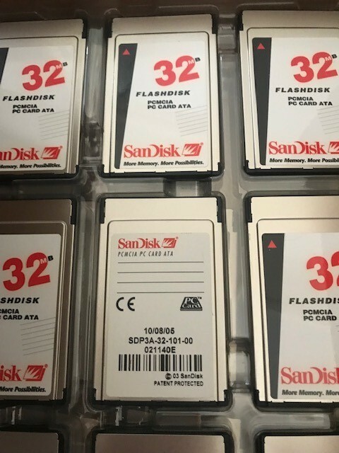 SanDisk 32MB PCMCIA ATA Flash Card (SDP3A-32-101-00) New! | eBay