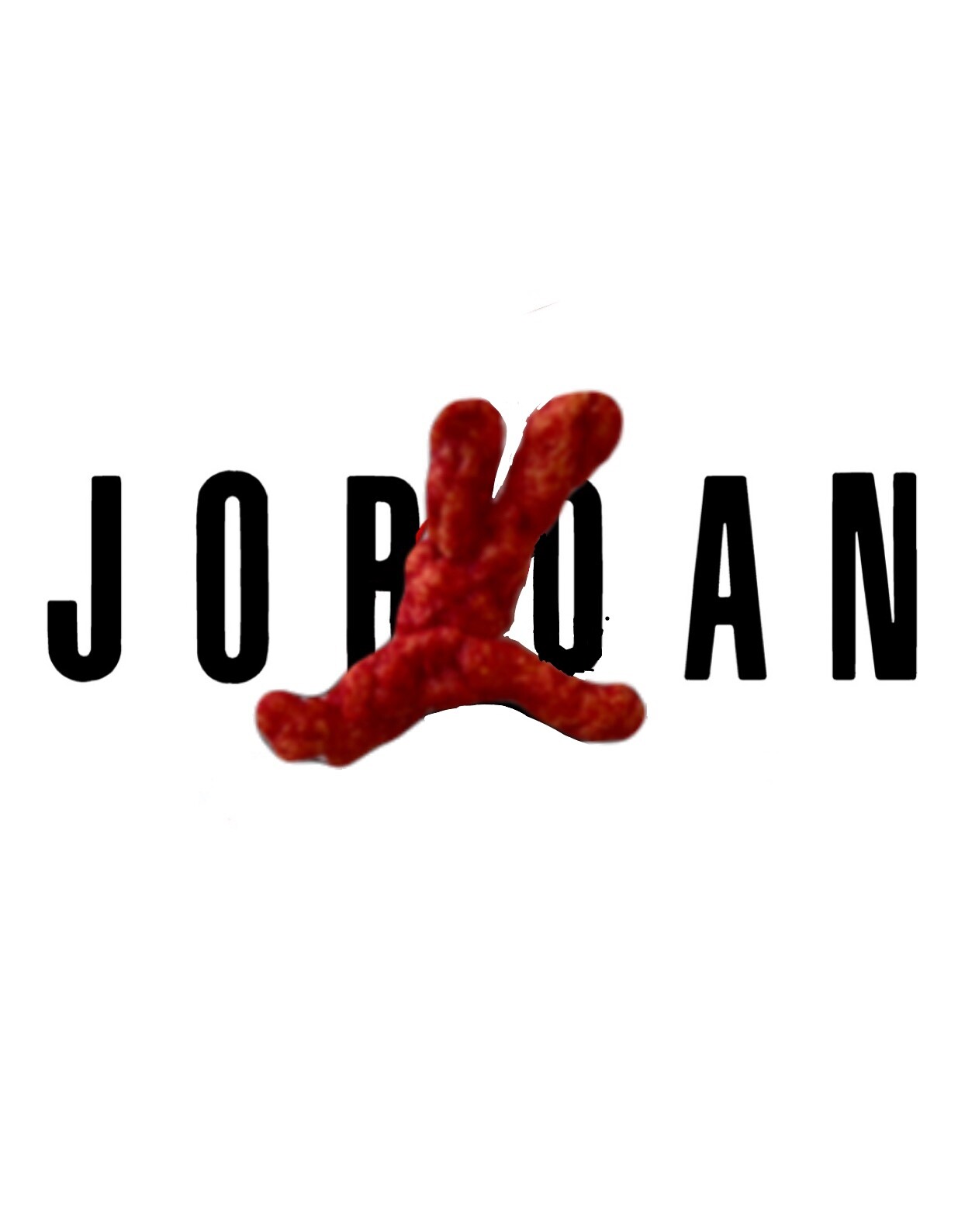 Flaming Hot🔥 Cheeto Shaped Michael Jordan 🏀Jordan Man Logo🏀 One Of A ...