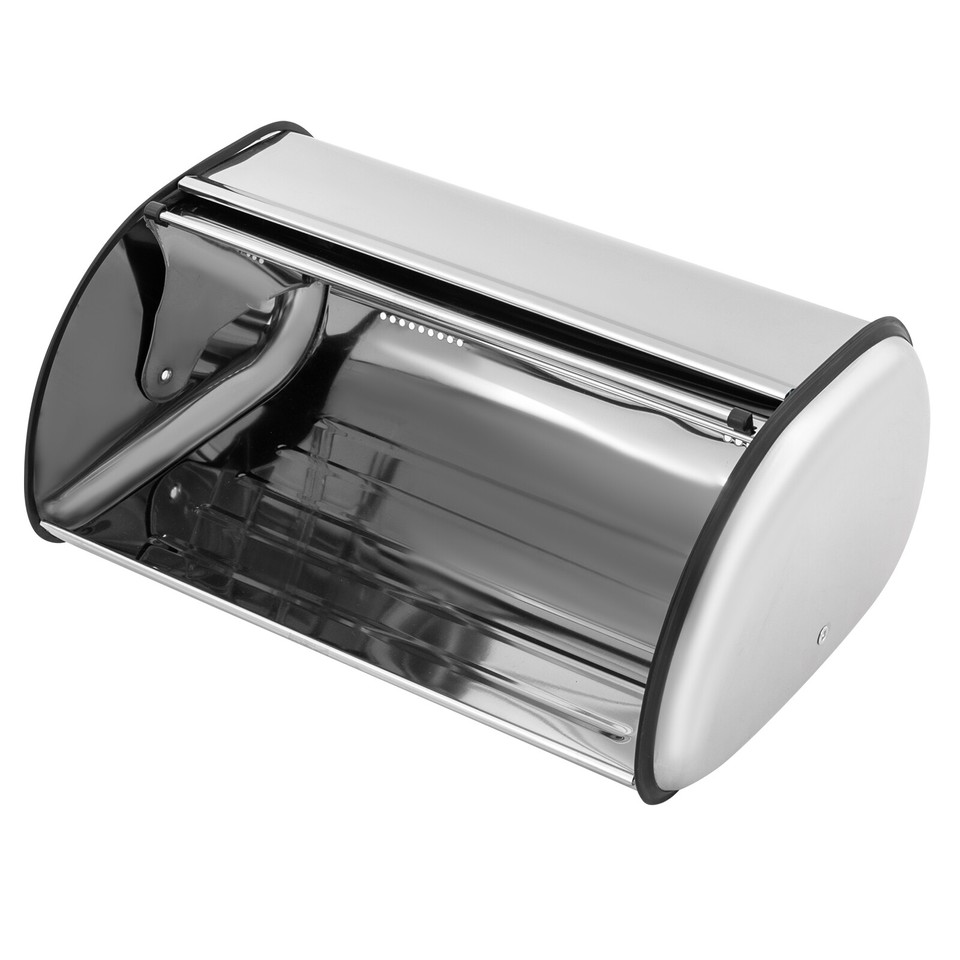 Stainless Steel Bread Box, Silver Bread Bin, Kitchen Counter Bread ...
