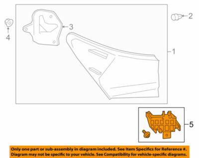52562-30150 Toyota Retainer, rear bumper, upper rh 5256230150, New ...