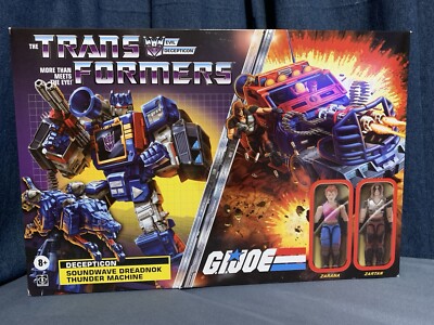 Transformers GI Joe Soundwave Dreadnok Thunder Machine Zarana Zartan ...