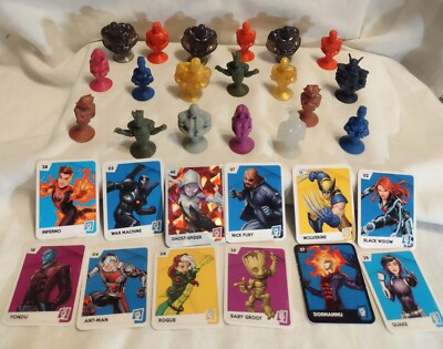 lot of 31 MARVEL Be More Super - 19 Micro Popz & 12 Playing Cards | eBay