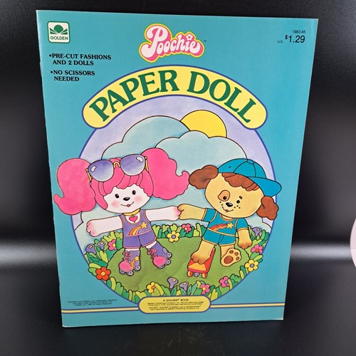 Vintage POOCHIE Paper Dolls Book Whitman c1983 Complete Uncut #1983-45 ...