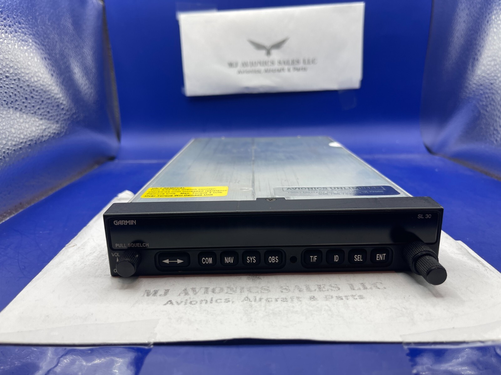 Garmin SL30 VHF NAV/COMM RADIO P/N 430-6040-303 WITH FAA FORM 8130-3 | eBay