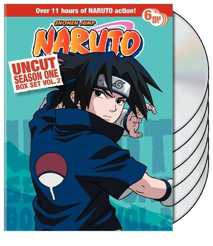 Naruto Uncut: Season 1 Volume 2 Box Set (DVD) 6 Disc 27 Episodes 2002 ...