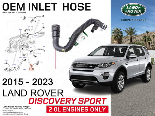 2015-2023 LAND ROVER DISCOVERY SPORT 2.0L Genuine OEM Inlet Hose DS ...