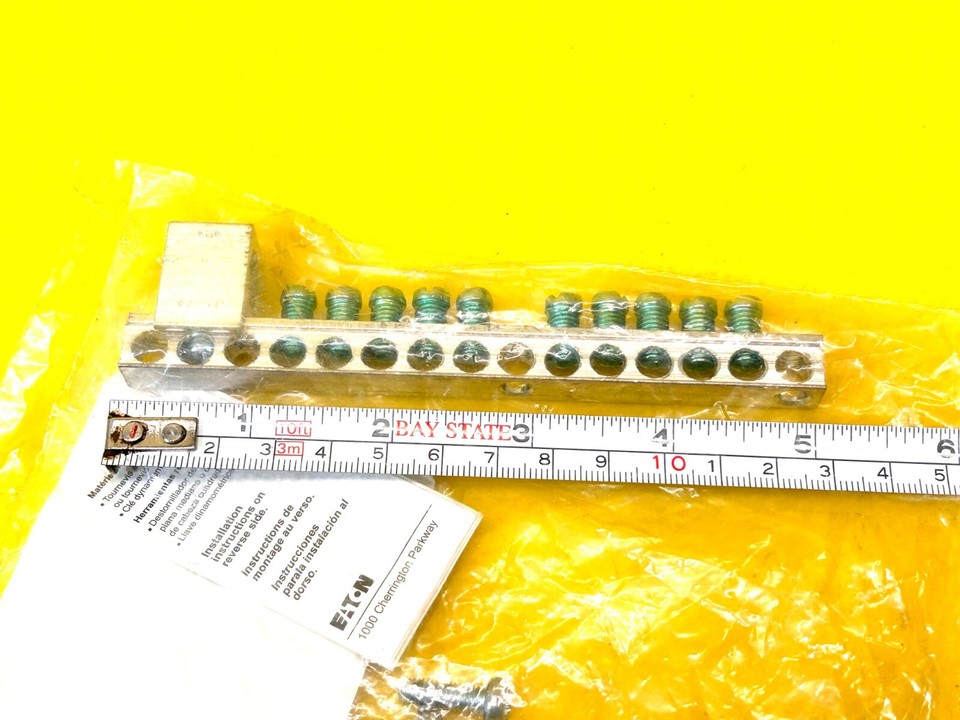 EATON GBKP1020 UNIVERSAL 5" GROUND BAR KIT (10) #14 - 4 (1) 2/0 BRP ...