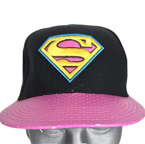 Superman Hat Baseball Cap Black Purple Yellow Blue Snapback DC Comics ...