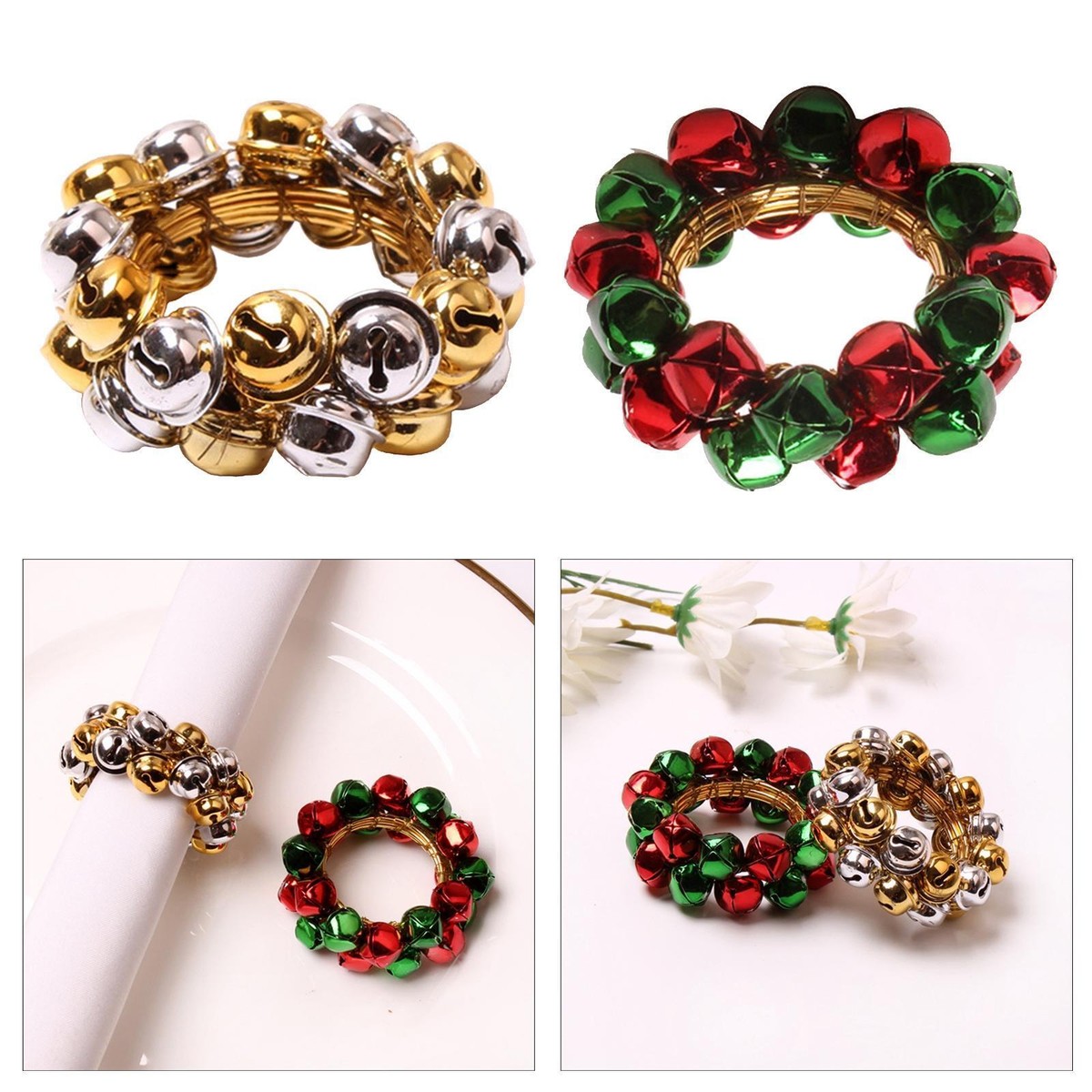 Jingle Bell Napkin Rings