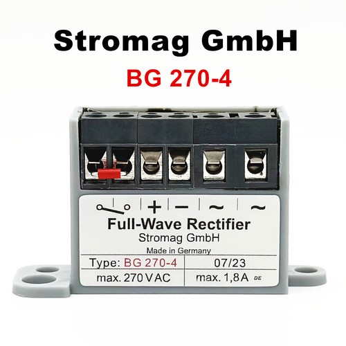 Stromag GmbH Type: BG 270-4 max.270VAC 1,8A Full-Wave rectifier module ...