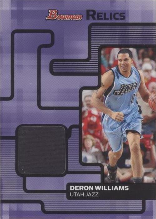2007-08 Bowman Draft Picks & Stars - Relics Deron Williams #BR-DWI (MEM ...
