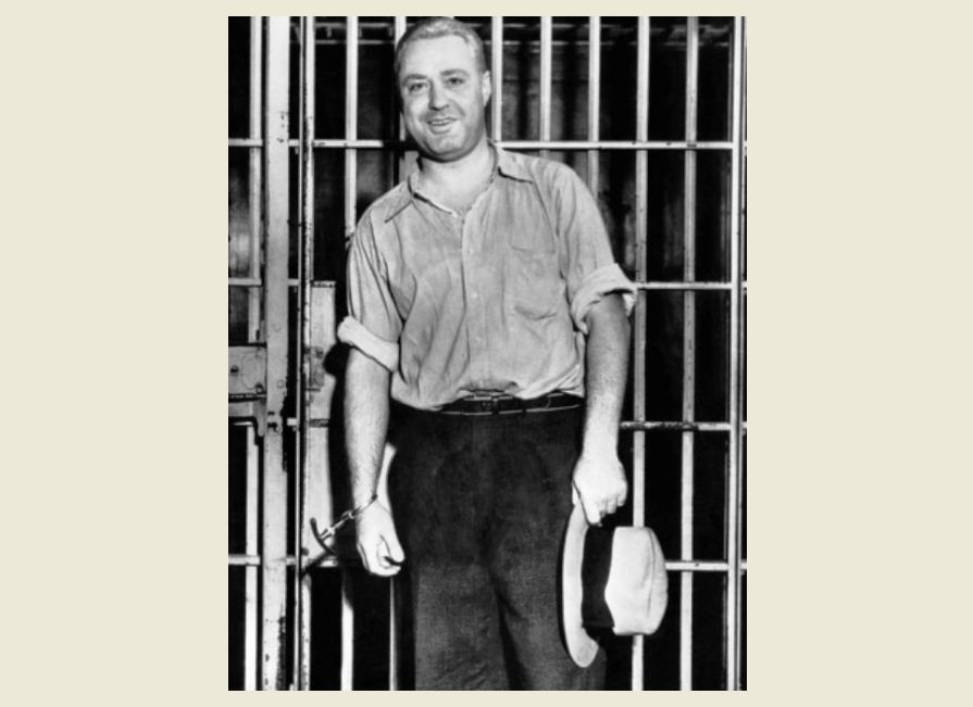 Gangster George Machine Gun Kelly Jail PHOTO 1933 Great Depression ...