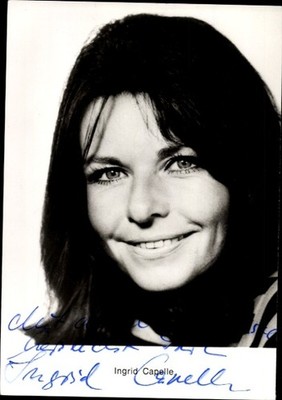 Ak Schauspielerin Ingrid Capelle, Autogramm, Portrait - 10920932 | eBay