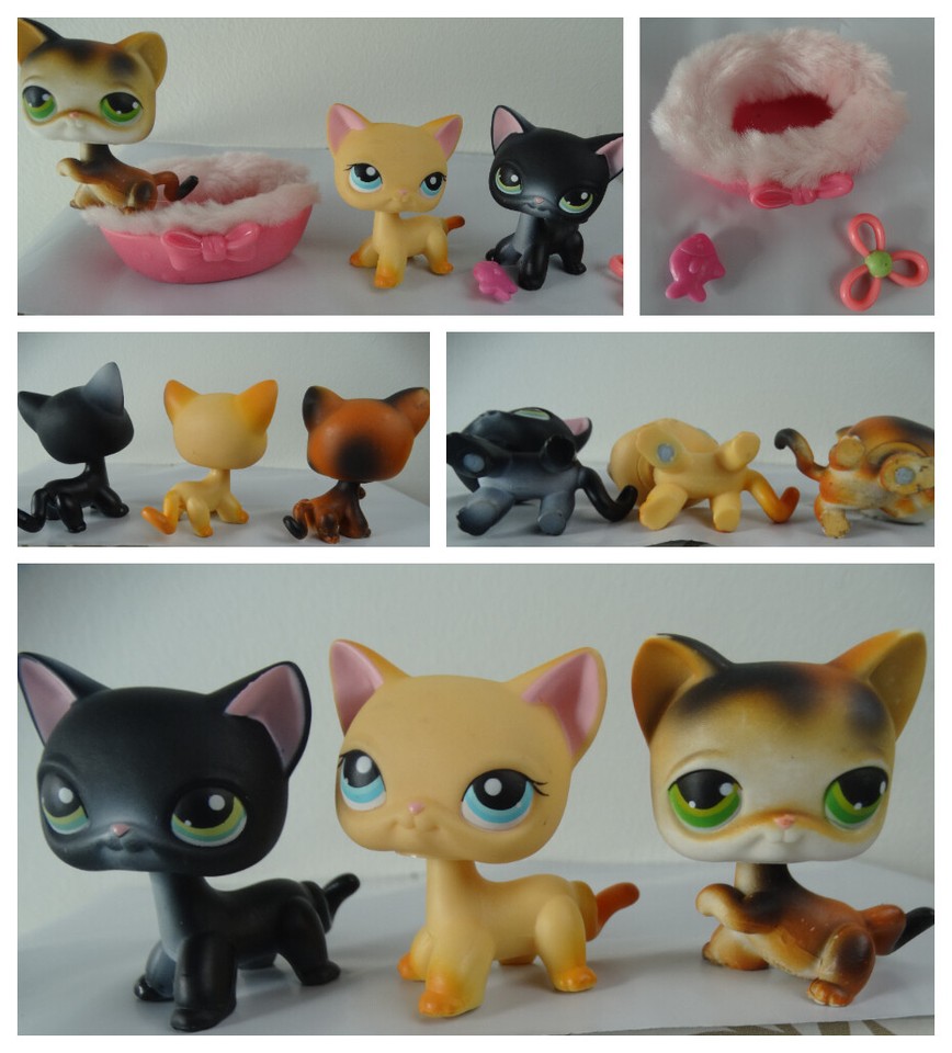 Littlest Pet Shop 1st Generation LPS Pets 2004-7, PINK/SILVER Magnets U ...