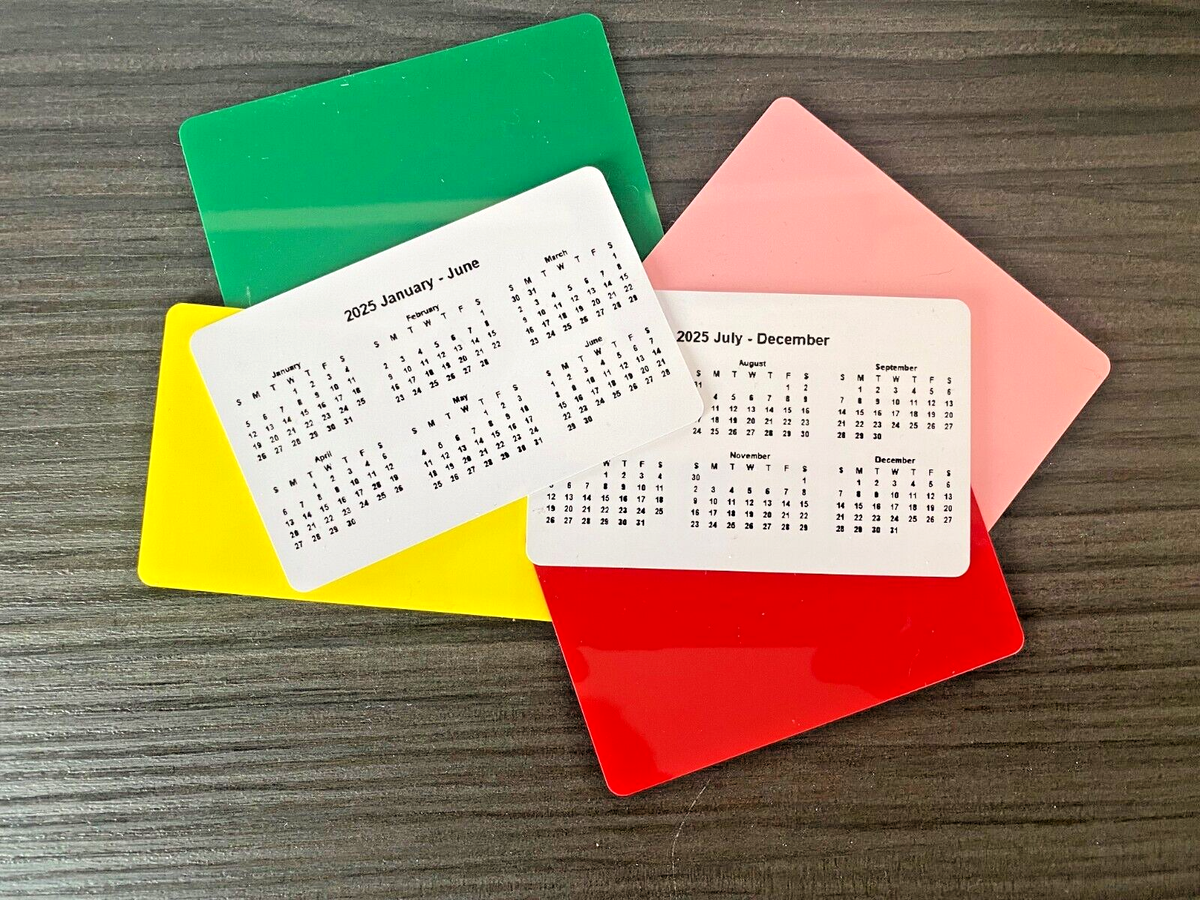 Business Cards Full Year Calendar Magnetic Business Card Calendars As