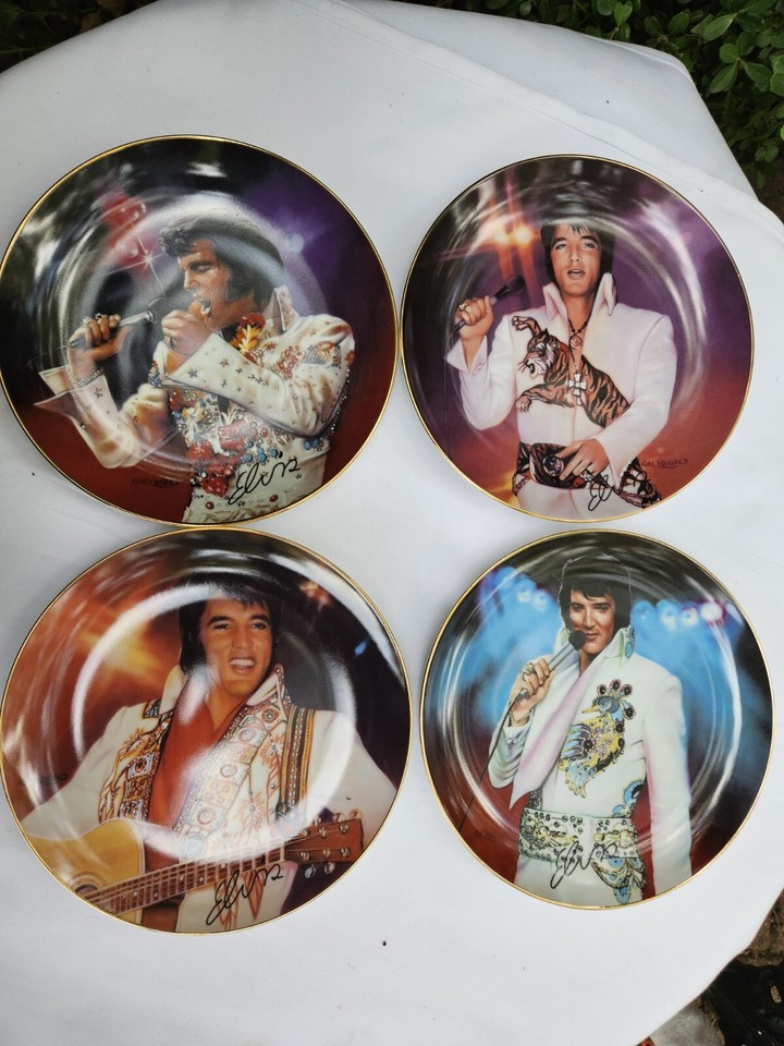 Elvis Presley Collectors Plates "Remembering Elvis" From The Bradford ...