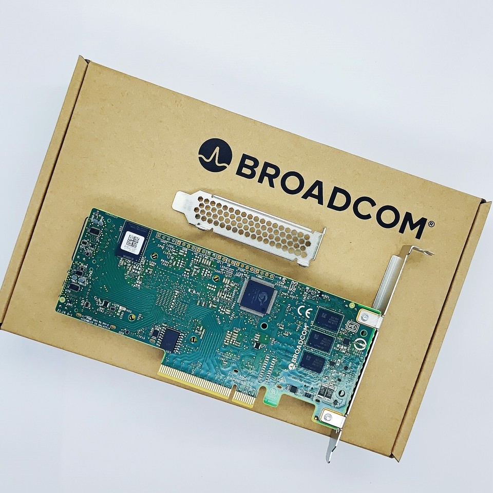 BROADCOM LSI SAS3916 MegaRAID 9560-16i 12GB/s 8GB PCIe 4.0 x8 TRI-MODE ...