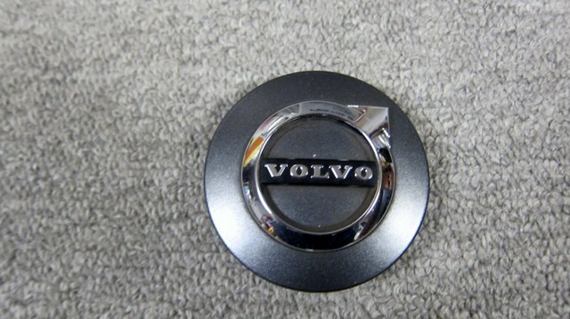 Genuine Volvo Center Caps Wheel Cap Hub Cap Black OEM R Design 31400897 ...