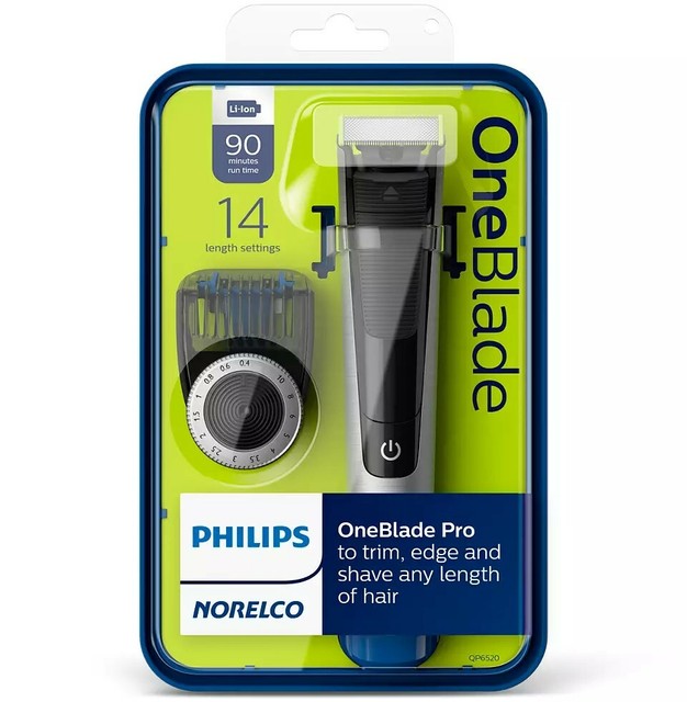 Philips Norelco OneBlade Pro Hybrid Electric Trimmer and Shaver ...