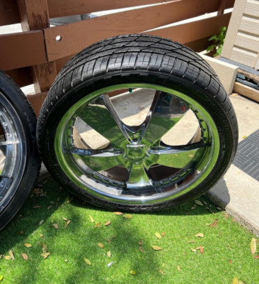 20" inch Chrome Rims and Low Profile Tires, Velocity Rims | eBay