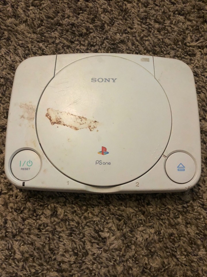 Sony Playstation PS One Video Game Console - White | eBay