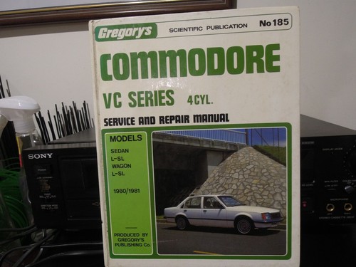Holden Commodore VC Series 4 Cylinder Gregory's Service and Repair ...