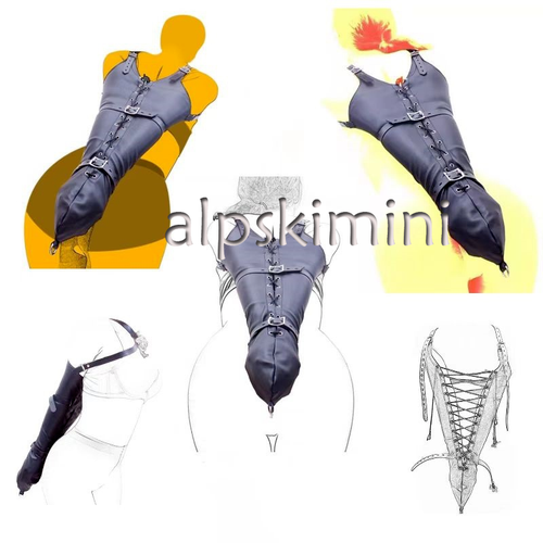 Bondage Leg/Arm Binder Behind Back Straight Jacket Armbinder Adult ...